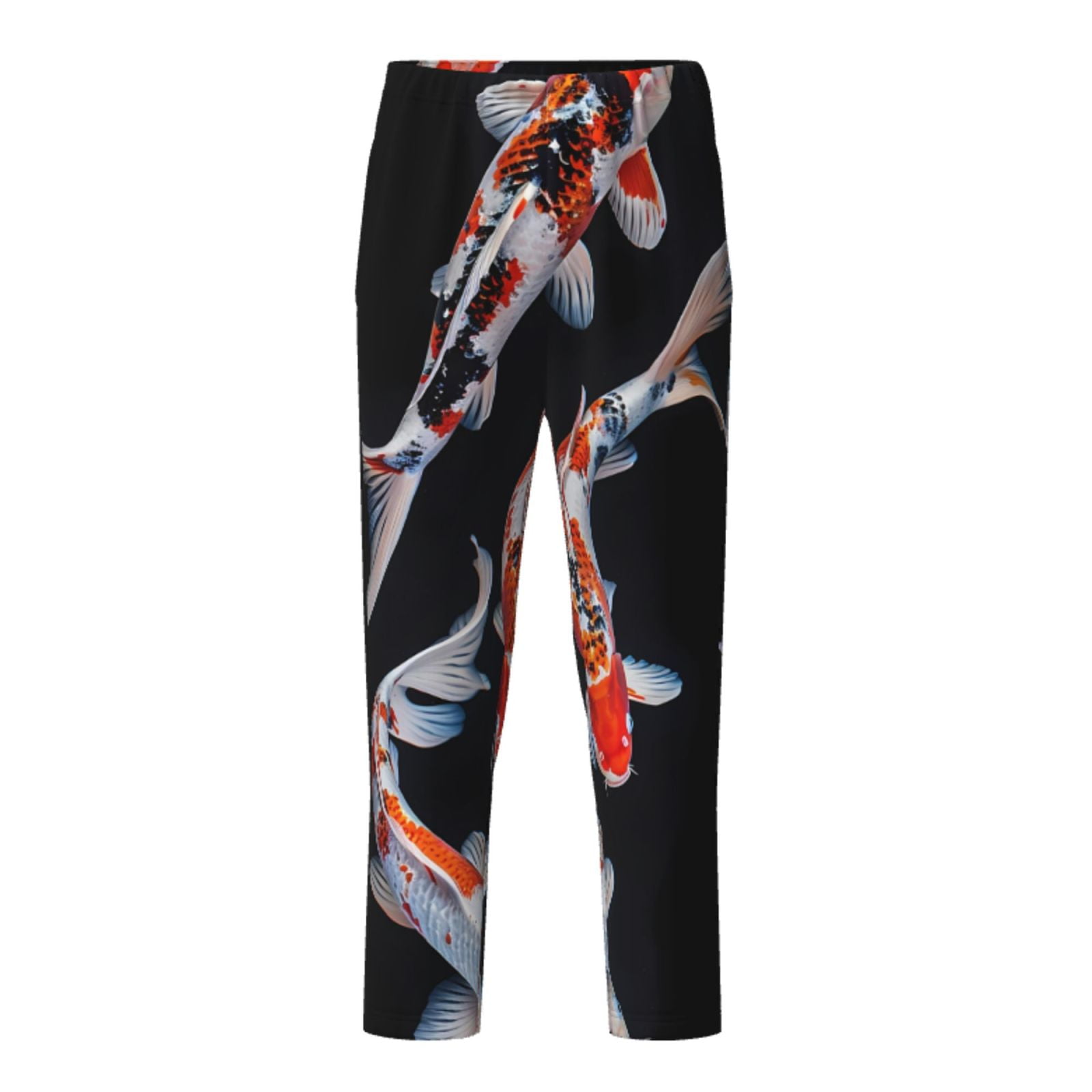 Zeuib Tricolor Koi Fish Trio Print Pajama Pants for Girls Boys,PJ ...