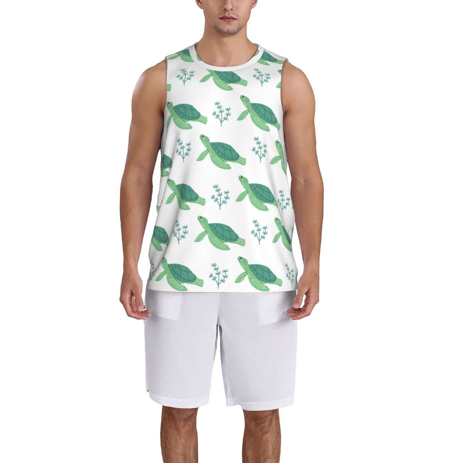 Zeuib Turtle Jersey Shirt for Men,Mesh Athletic Practice Sports Shirts ...