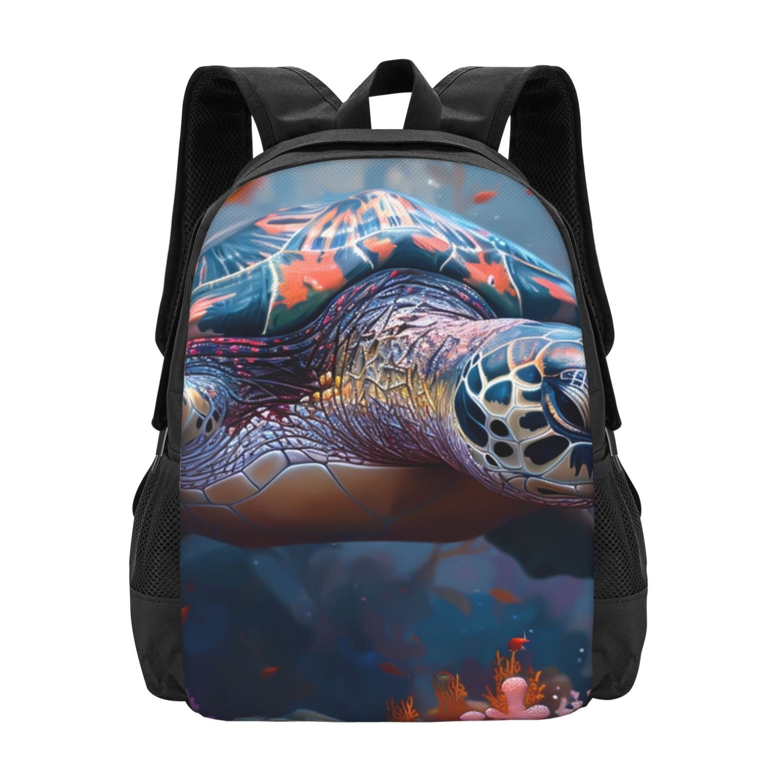 Zeuib Underwater Lazy Turtle Stylish and Lightweight Backpack: Perfect ...