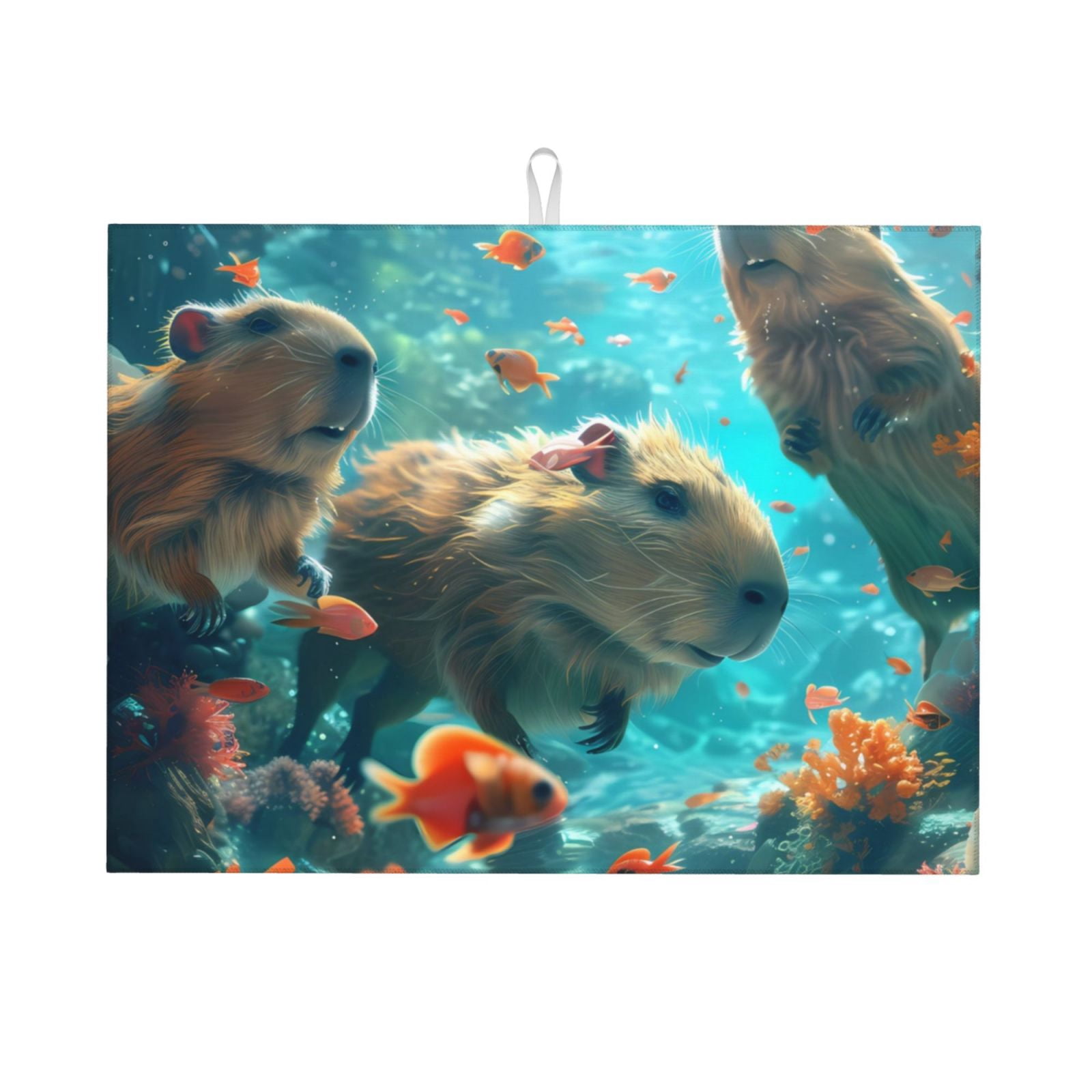 Zeuib Underwater Swimming Guinea Pig Dish Drainer Kitchen Counter ...