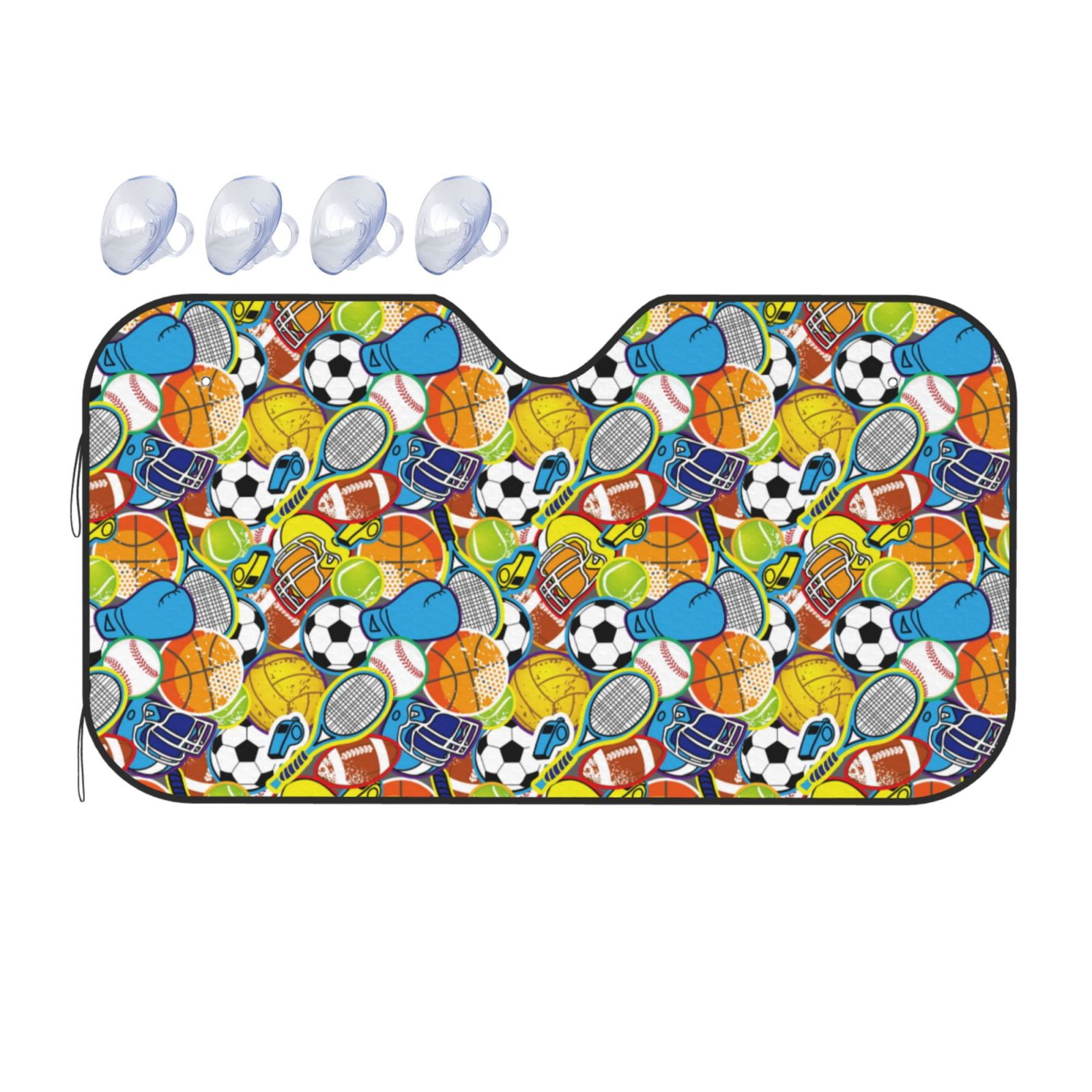 Zeuib Various Balls Premium Car Sunshade: Superior Sun Protection and ...
