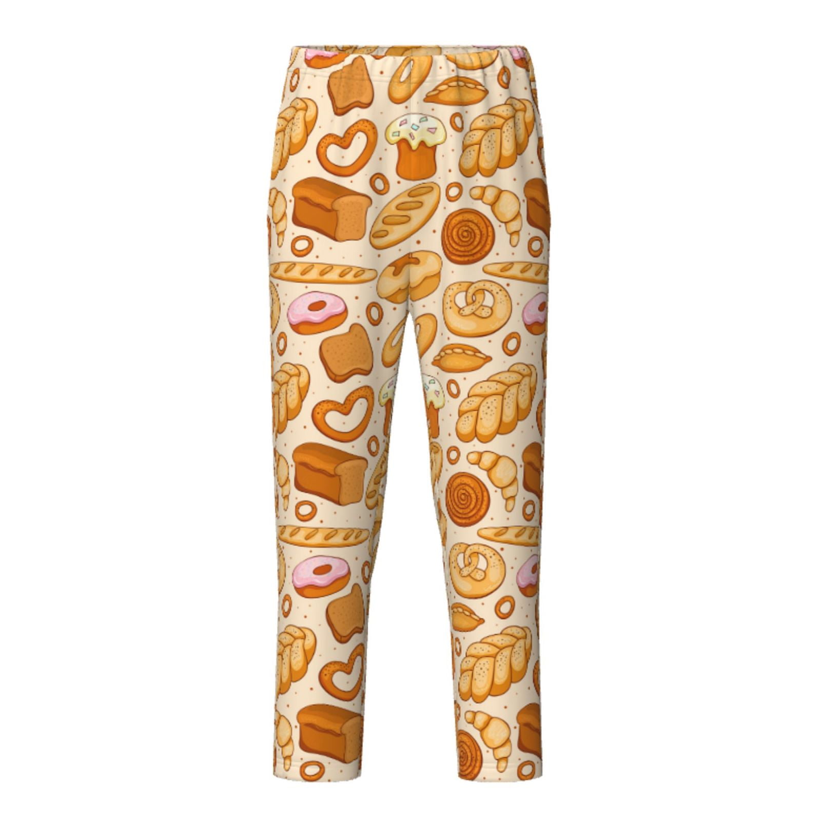 Zeuib Various Bread Print Pajama Pants for Girls Boys,PJ Bottoms for ...