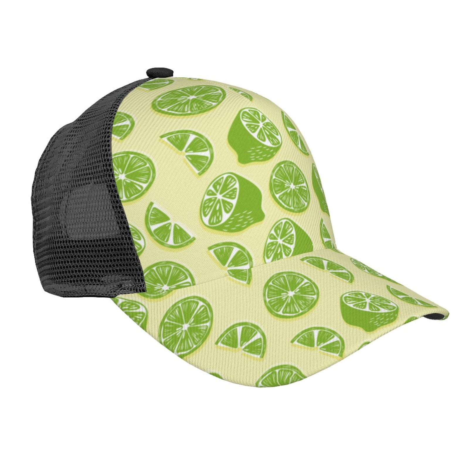 Zeuib Various Lemons Print Men & Women Adjustable Mesh Back Cap,Curved ...