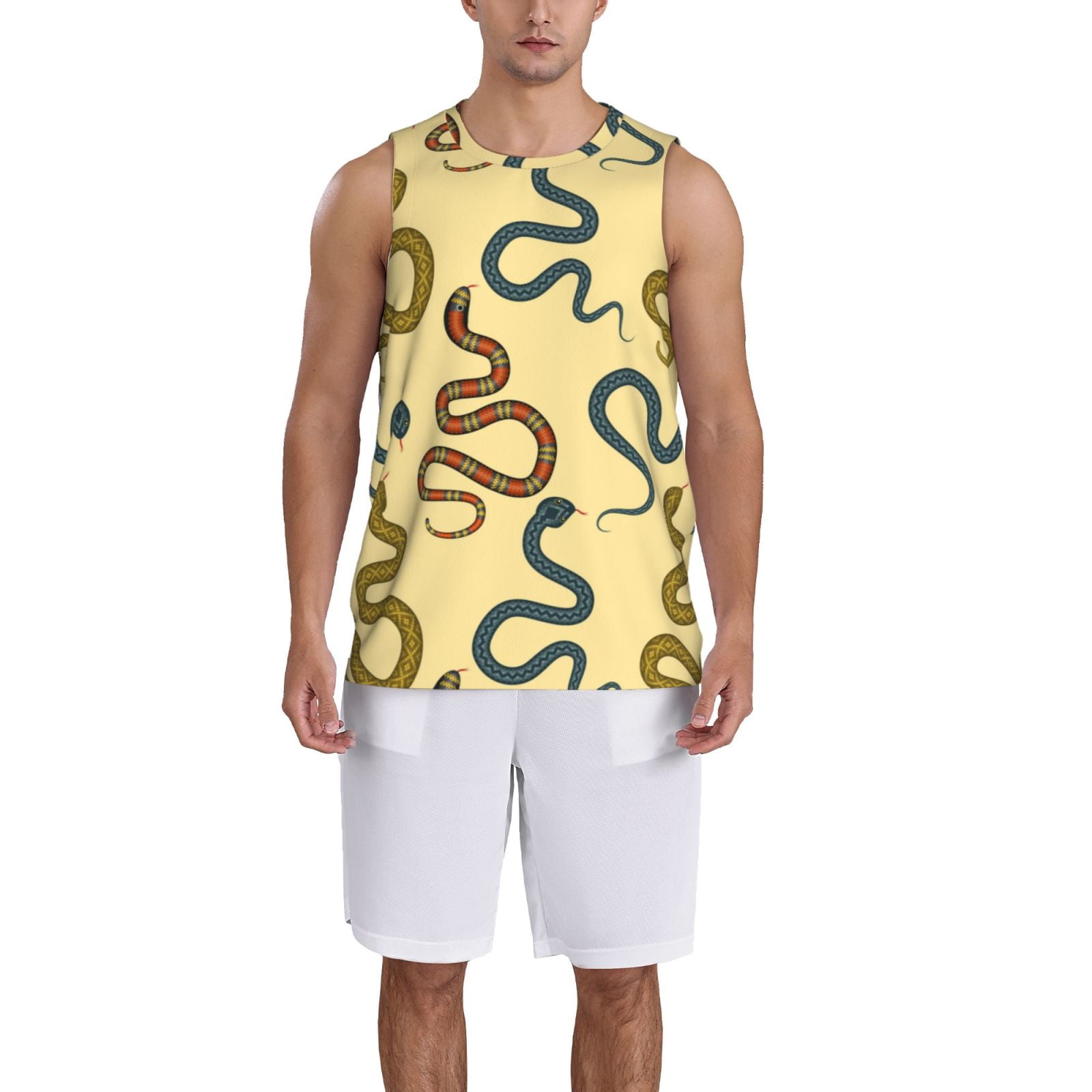 Zeuib Various Snake Jersey Shirt for Men,Mesh Athletic Practice Sports ...