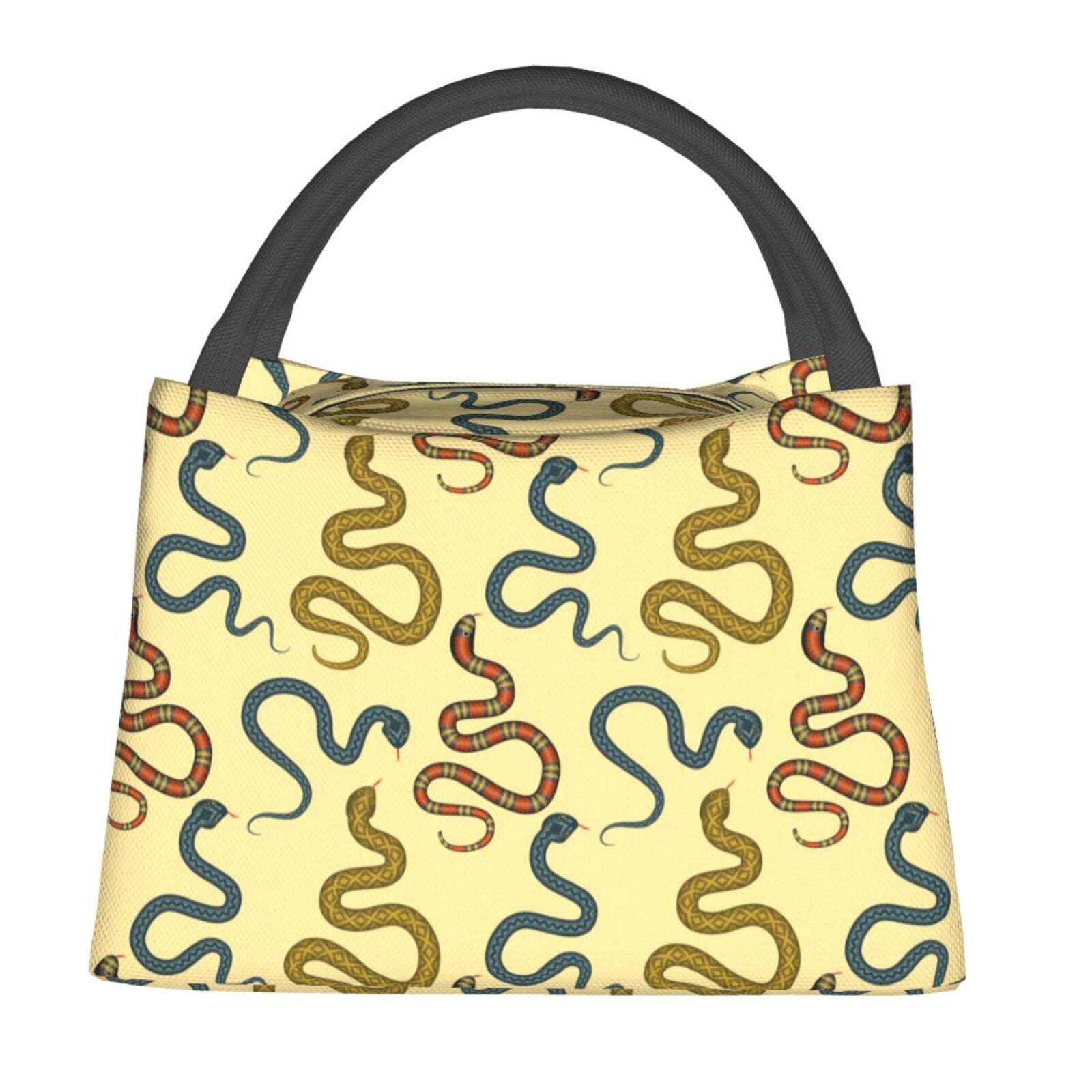 Zeuib Various Snake Lunch Bag,Collapsible Cooler Bag Insulated ...