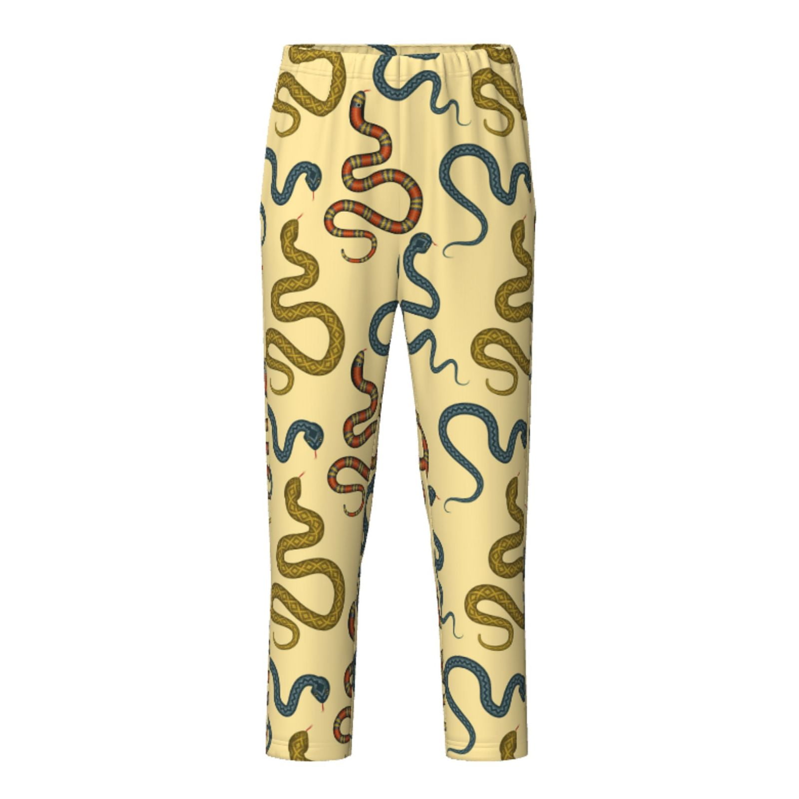 Zeuib Various Snake Print Pajama Pants for Girls Boys,PJ Bottoms for ...