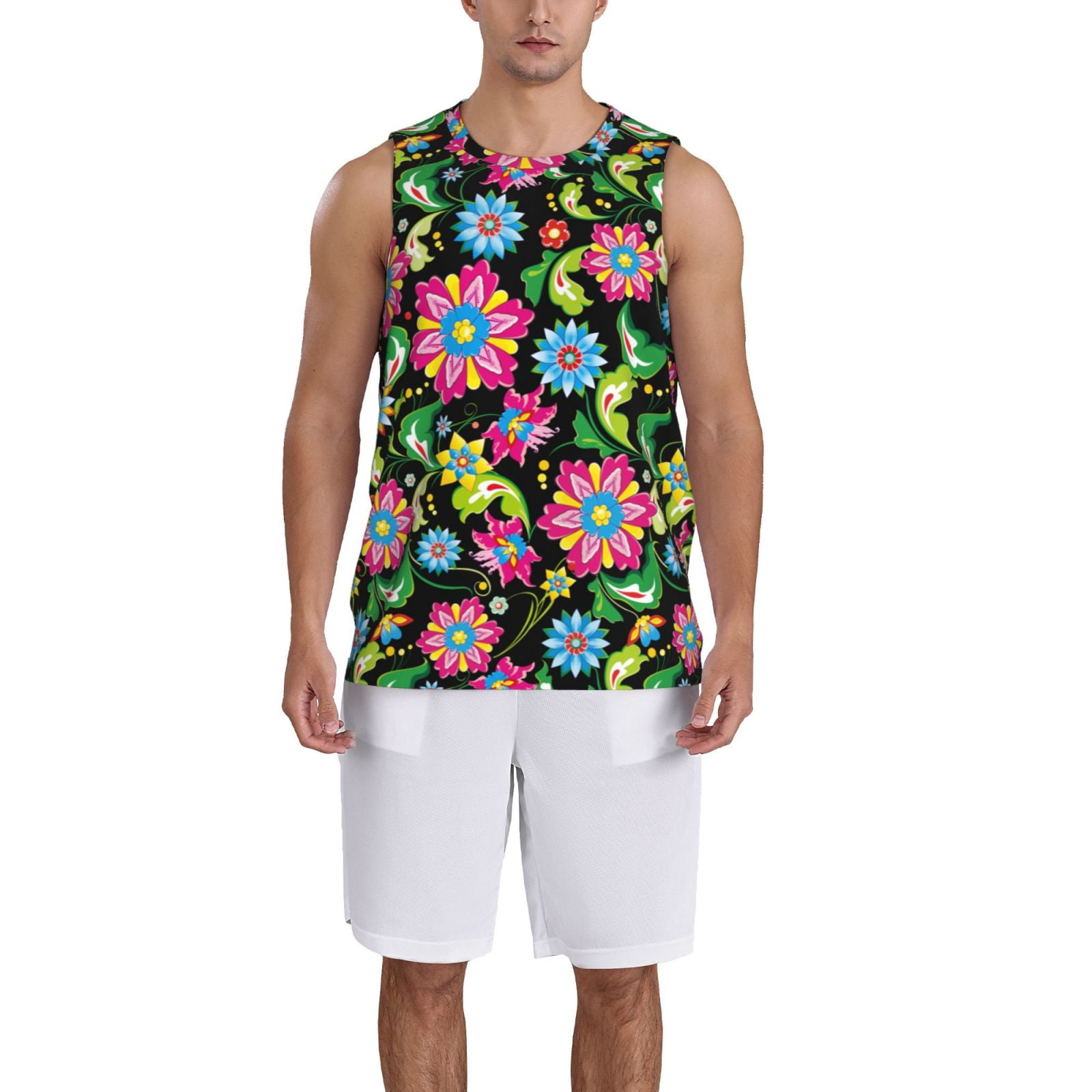 Zeuib Vector Mexican Otomi Style Bright Jersey Shirt for Men,Mesh ...