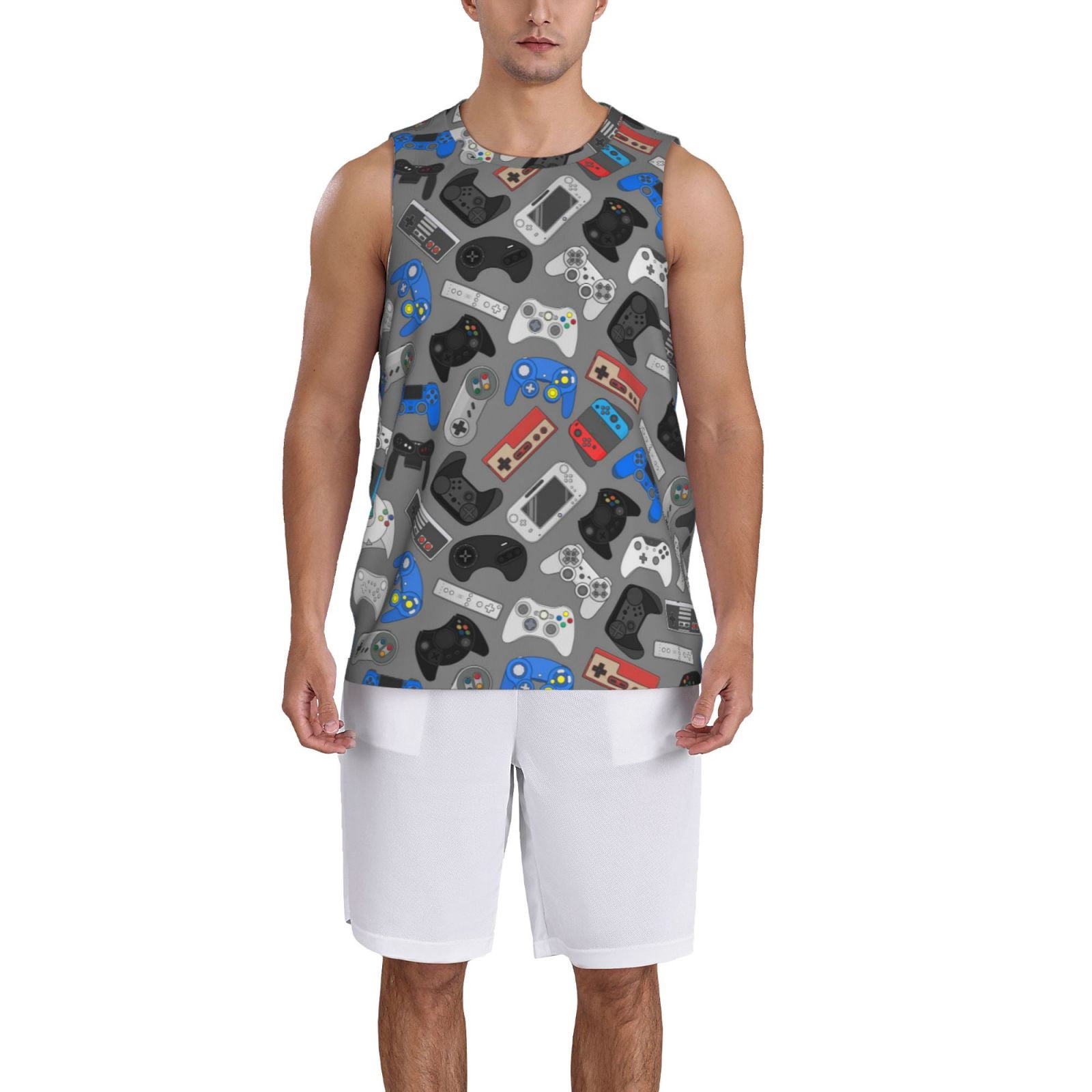 Zeuib Video Game Jersey Shirt for Men,Mesh Athletic Practice Sports ...