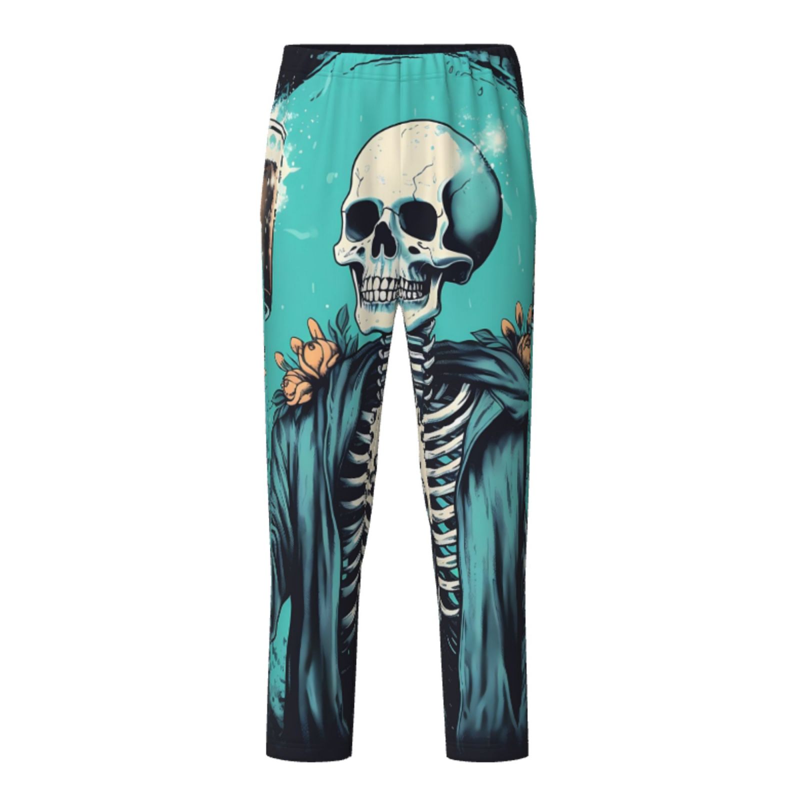 Zeuib Vintage Skull Beer Print Pajama Pants for Girls Boys,PJ Bottoms ...