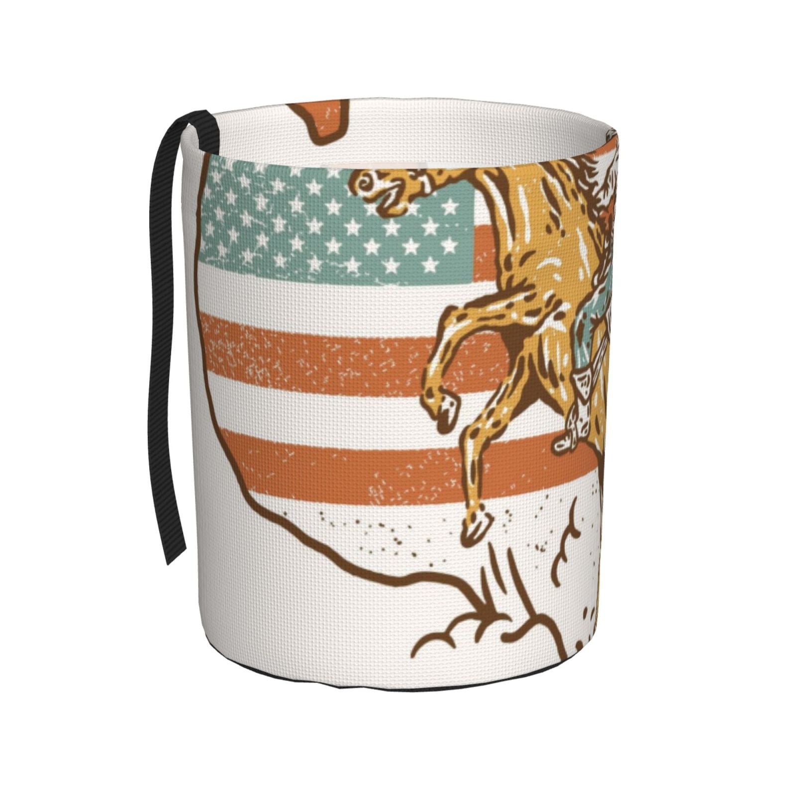 Zeuib Vintage Wild West Cowboy Print Car Trash Can, Seat Back Hanging ...