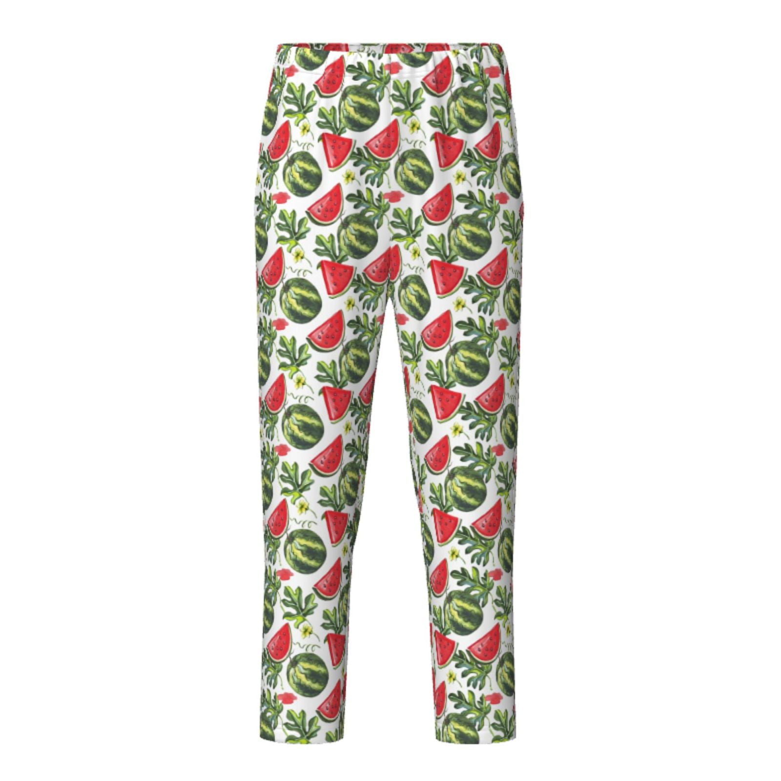 Zeuib Watermelons Print Pajama Pants for Girls Boys,PJ Bottoms for Kids ...