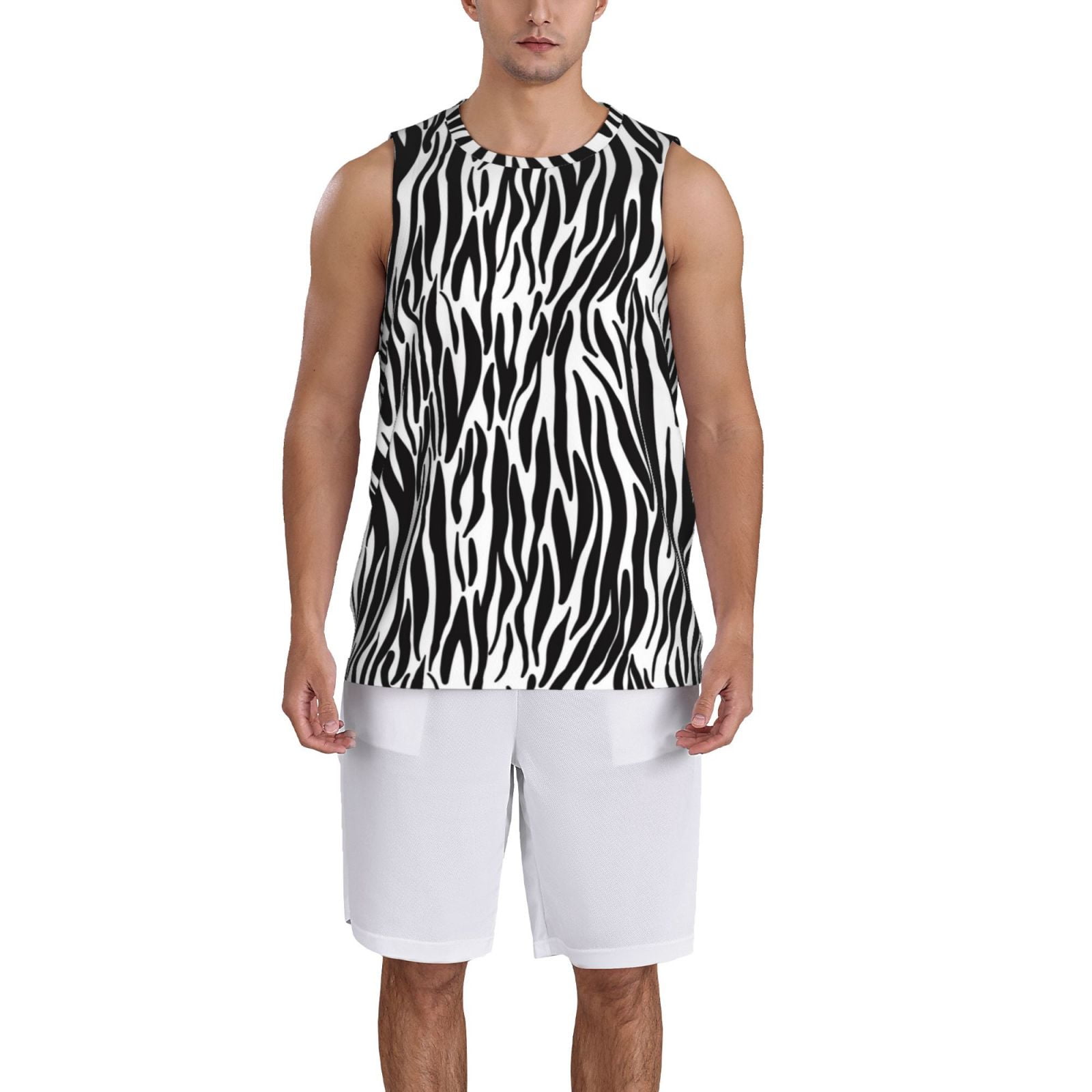 Zeuib Zebra Jersey Shirt for Men,Mesh Athletic Practice Sports Shirts ...