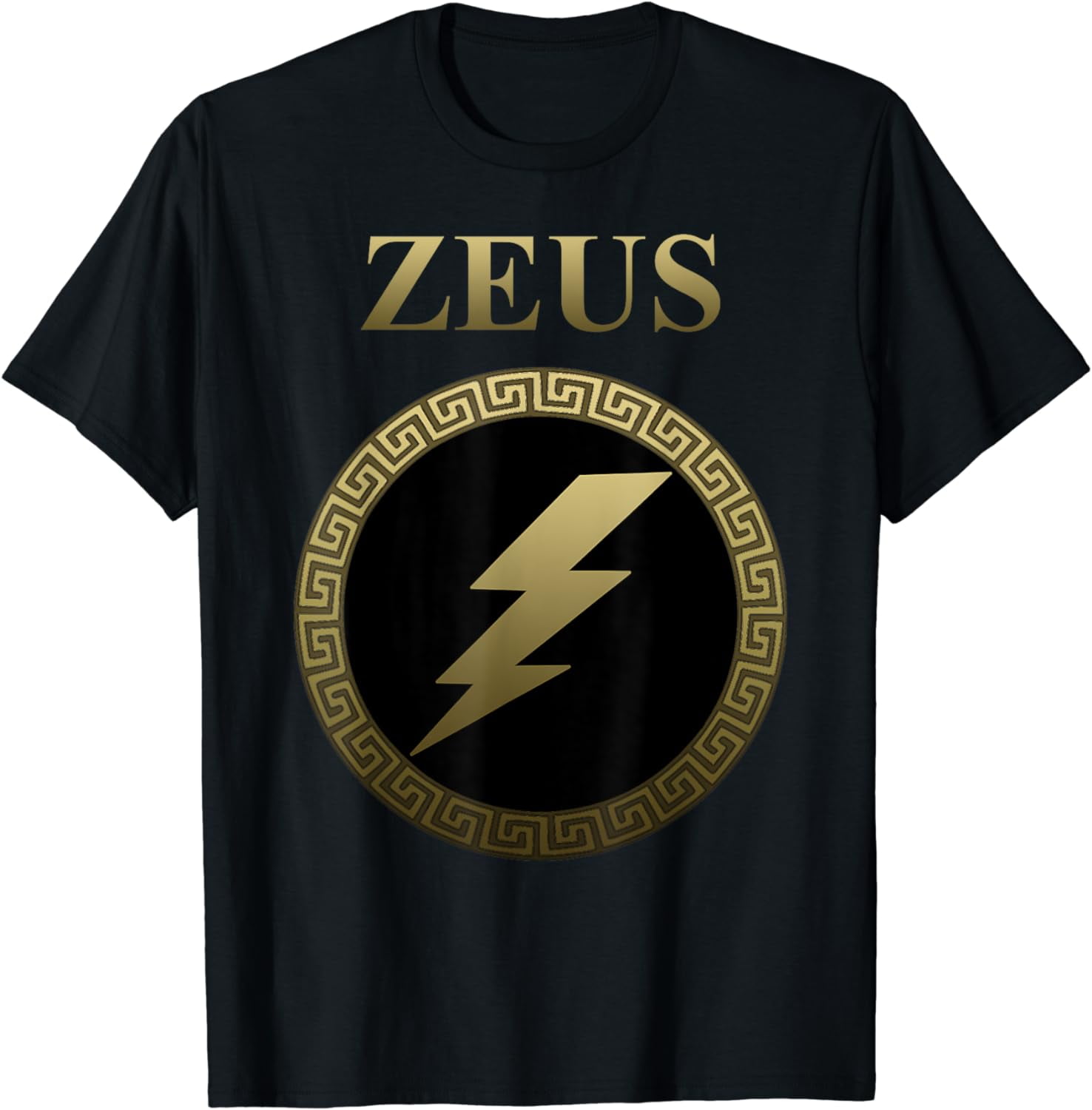 Zeus Ancient Greek God Thunderbolt T-Shirt - Walmart.com