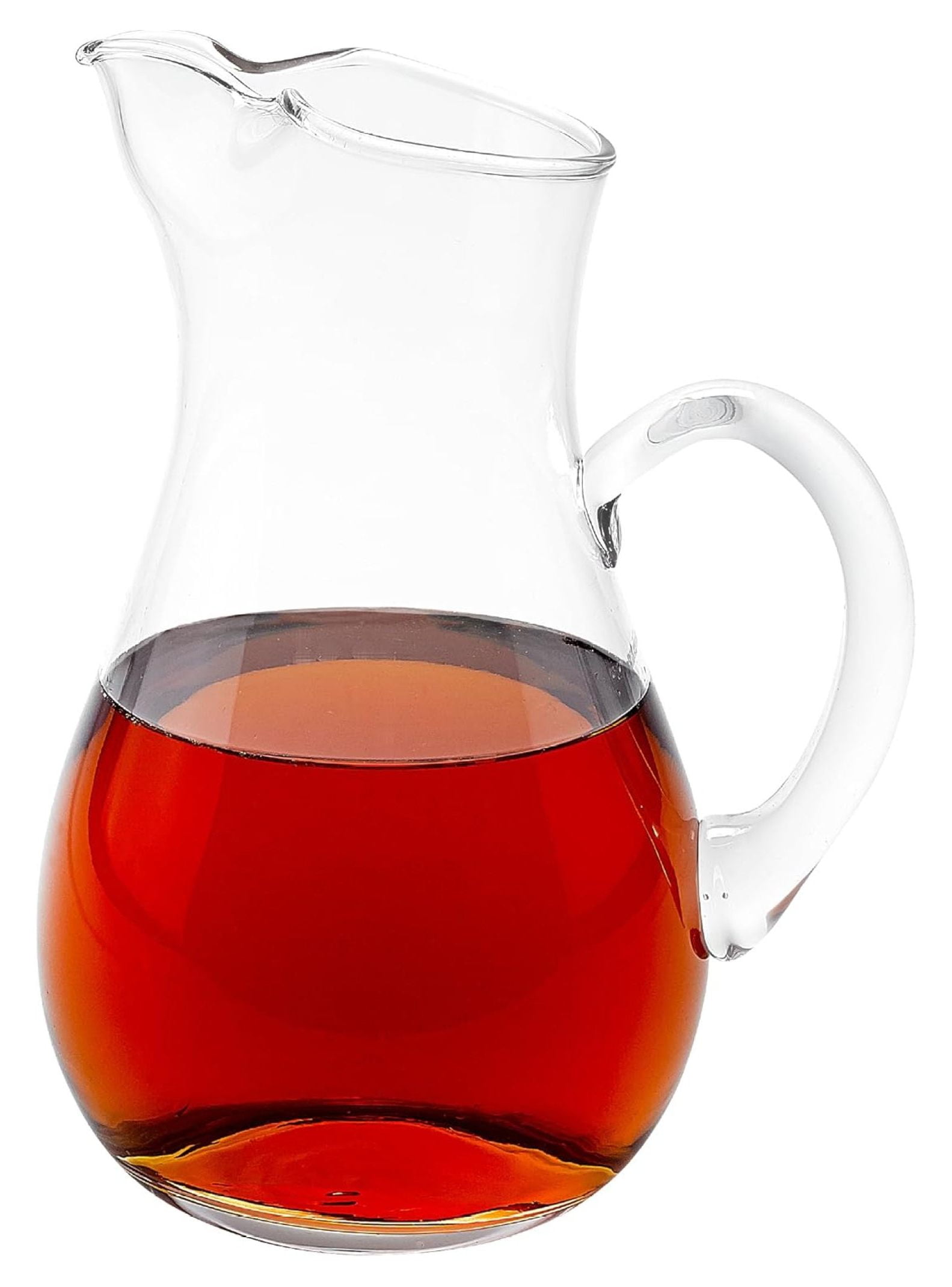 Zeus Crystal Glass Pitcher with Classic Handle and Pinched Spout - 36 ...
