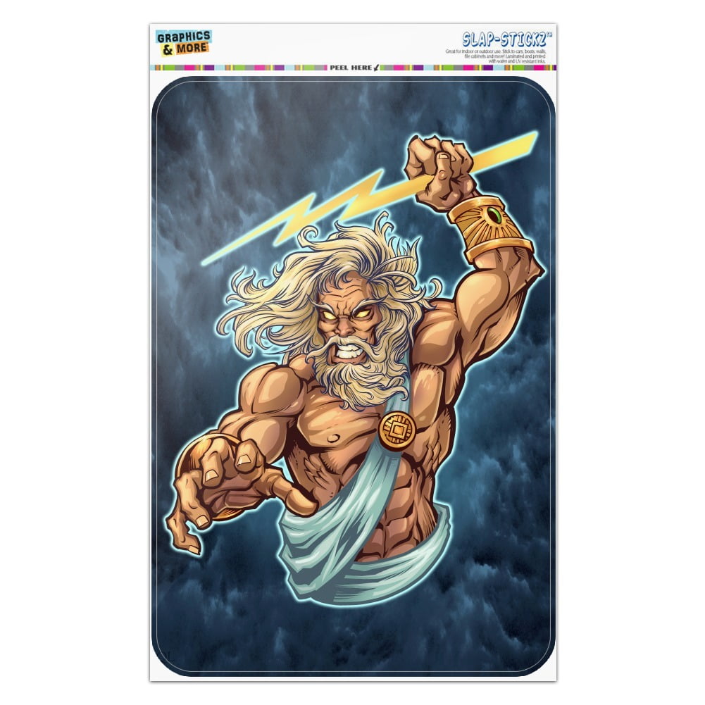 Zeus Greek God Mythology Lightning Home Business Office Sign - Walmart.com