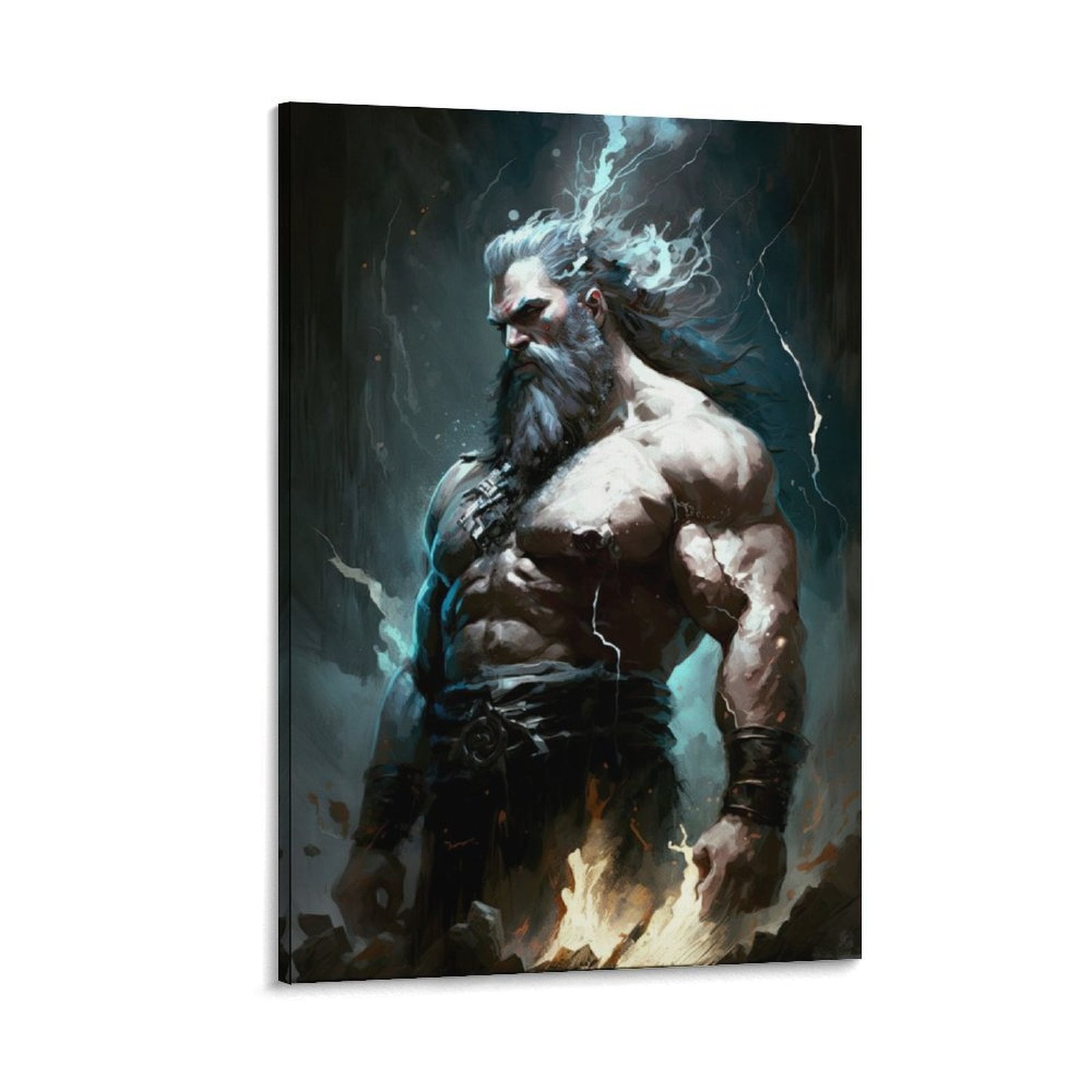 Zeus Greek Mythology Poster Room Aesthetic Poster Print Art Wall ...