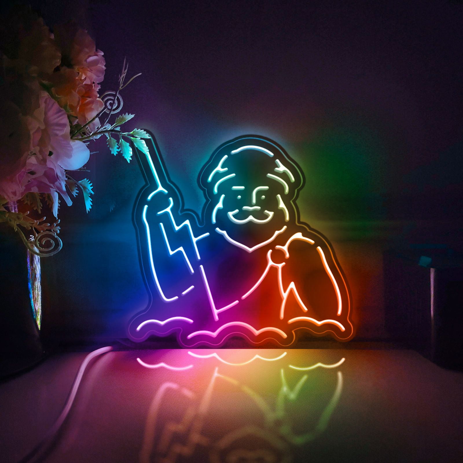 Zeus Led Light Box, Dimmable Neon-Like Light Signs USB Power for Wall ...