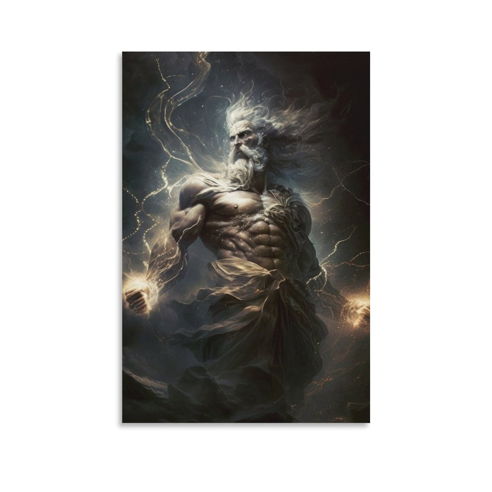 Zeus from Greek Myth Poster (2) Posters Art Print Wall Photo Paint ...