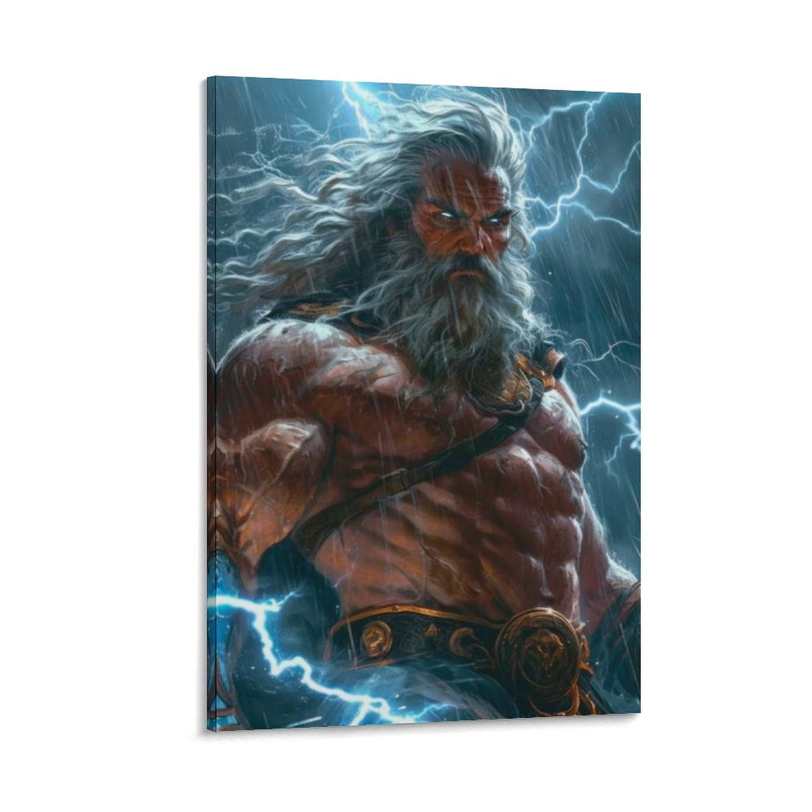 Zeus from Greek Myth Poster Poster Cool Artworks Painting Wall Art ...