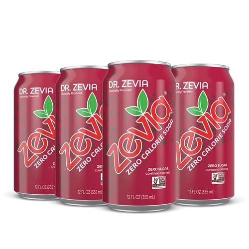 Zevia All Natural Diet Soda - Dr. Zevia - 12 Ounces - 6 Cans Packaging ...