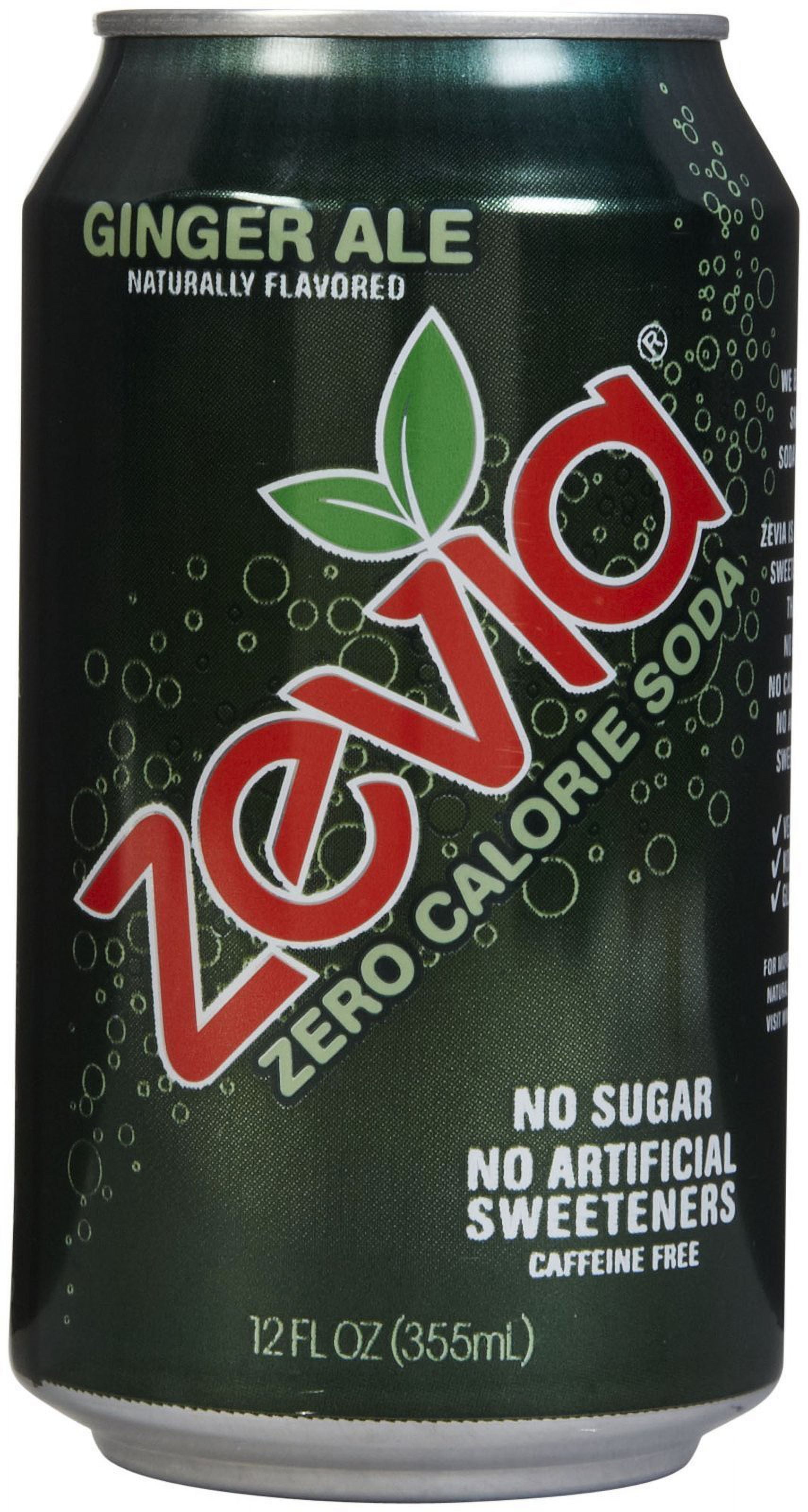 Zevia All Natural Diet Soda - Ginger Ale - 12 Oz - 6 Pk - Walmart.com