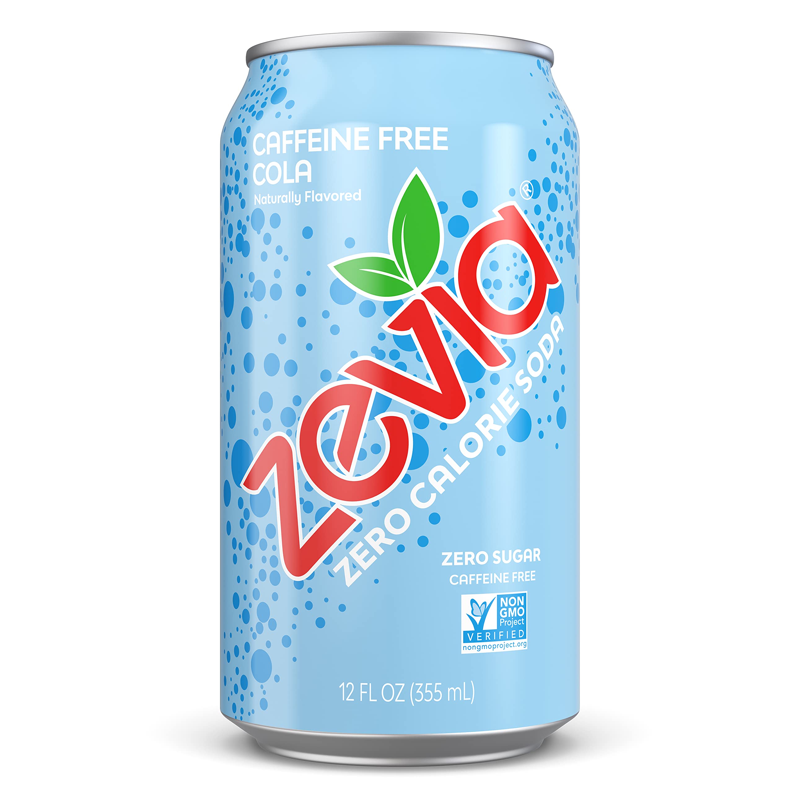 Zevia All Natural Soda Caffeine Free Cola 12 Ounce Cans Pack Of 24