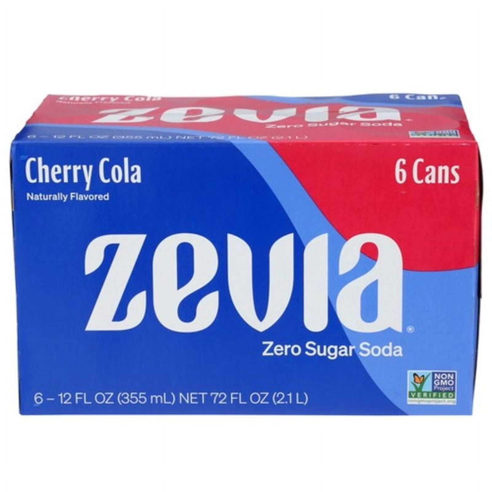 Zevia Cherry Cola 6 Pack 12 fl oz Package May Vary - Walmart.com