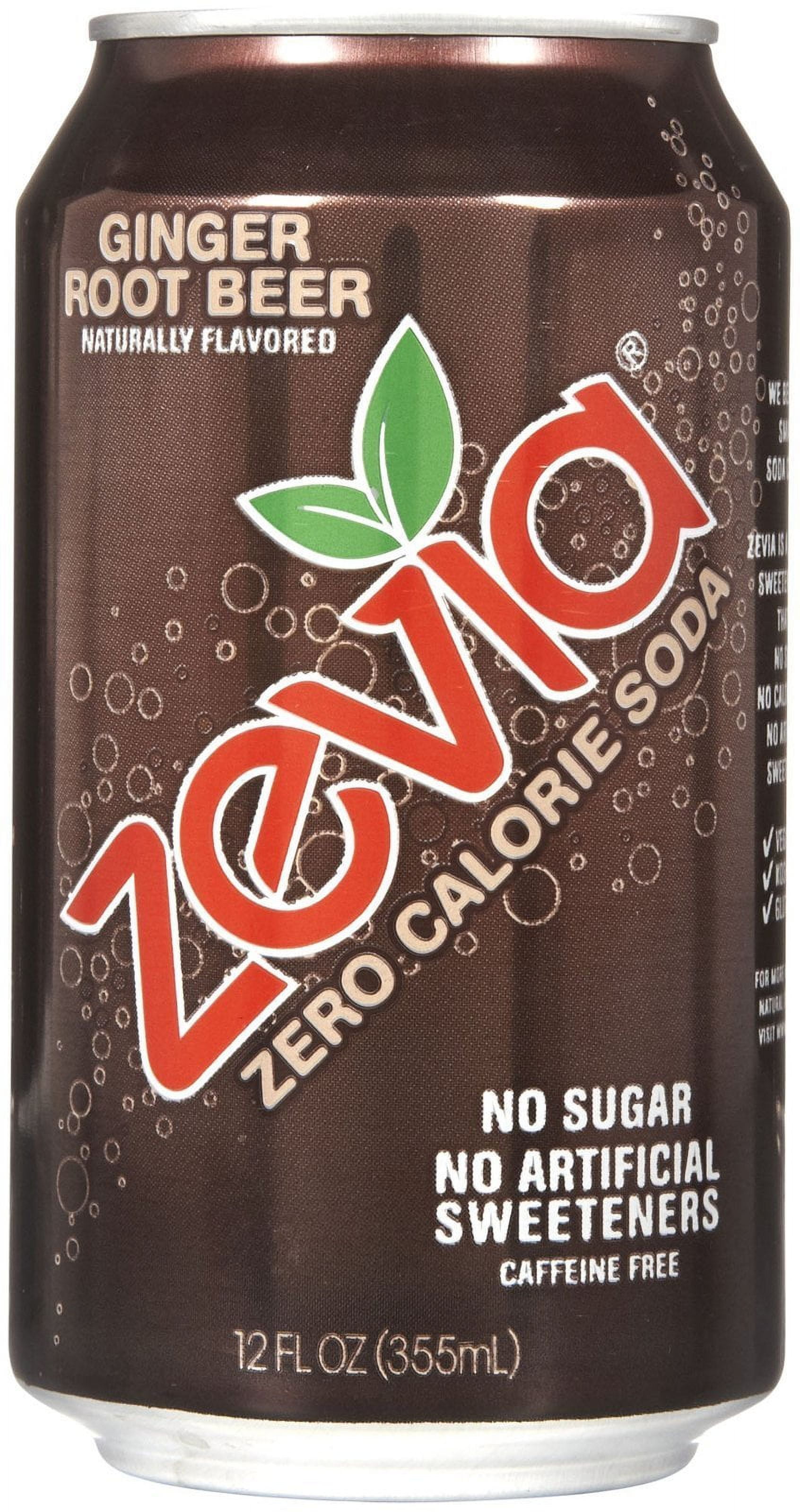 Zevia Diet Soda - Ginger Root Beer - 12 Oz - 6 Pk - Walmart.com