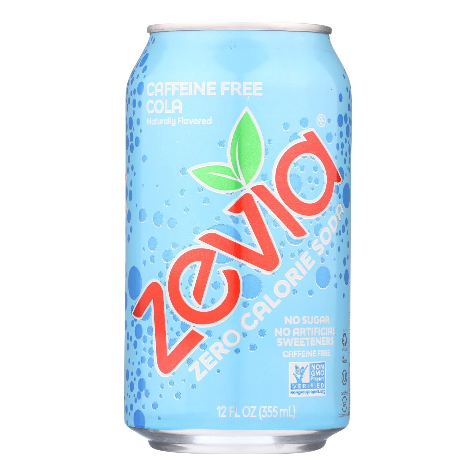 Zevia - Soda Cola Cafe Free Zero Calorie - Case of 4-6/12 Fluid Ounces ...