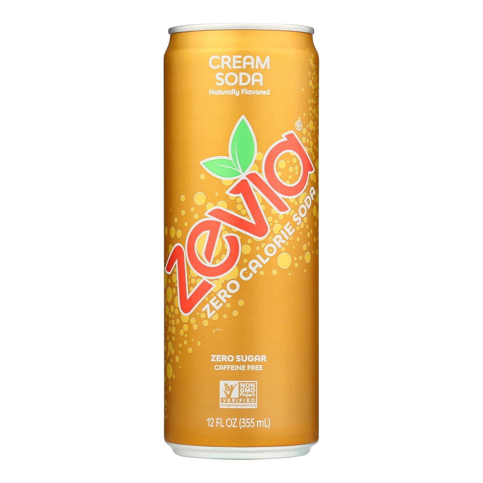 Zevia - Soda Cream Soda - Case of 12-12 FZ - Walmart.com