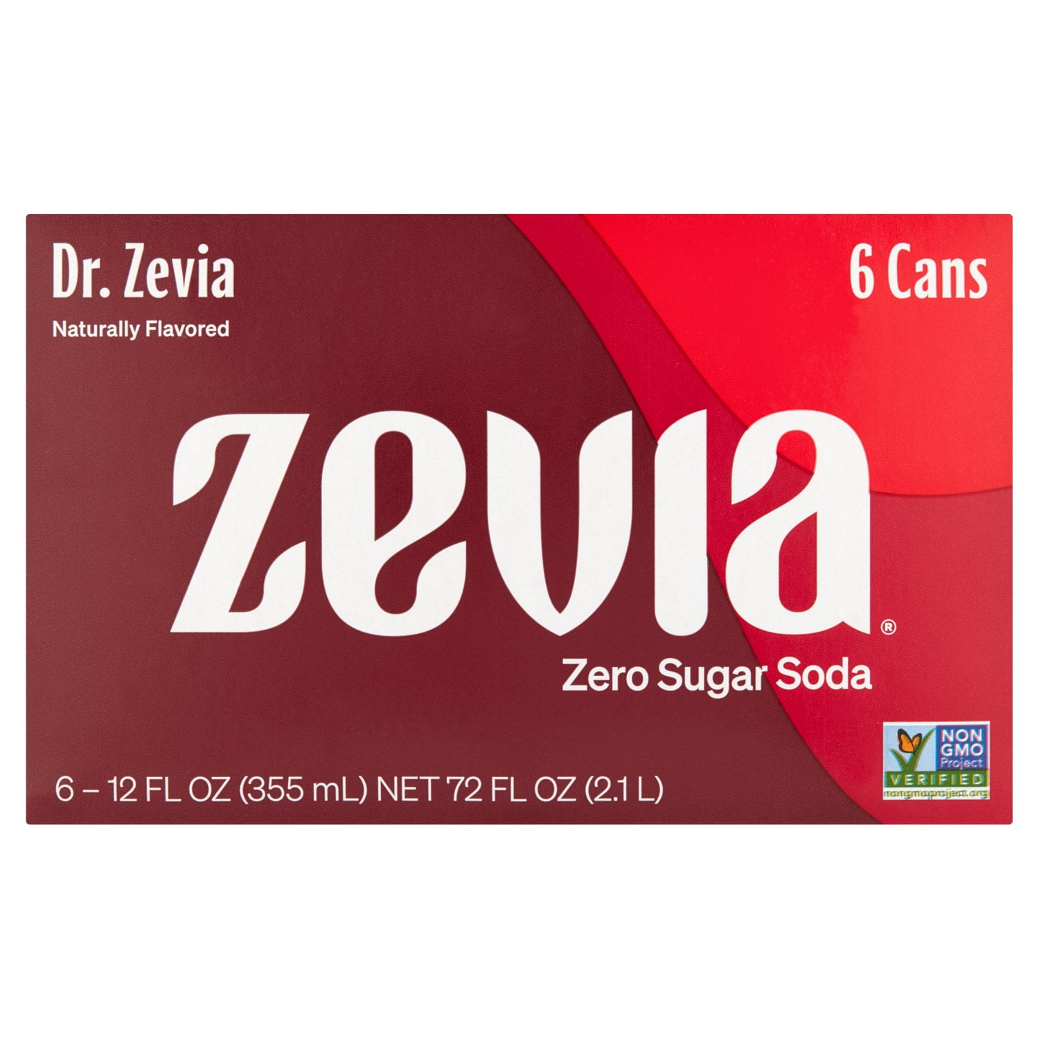 Zevia Soda Zero Calorie Dr. Zevia - 6Pk 72 oz - Walmart.com