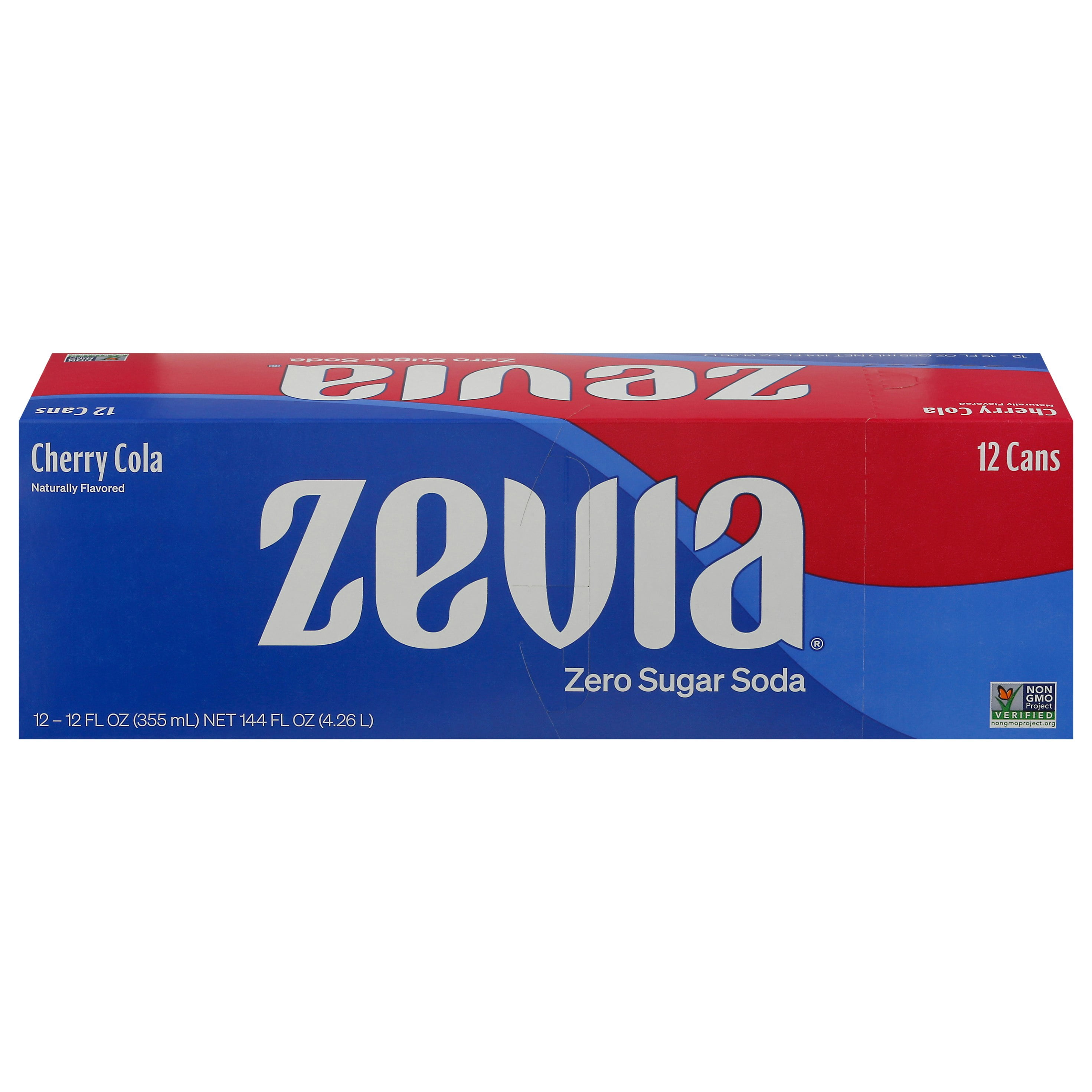 Zevia Soda Zero Cherry Cola 12 Pack 144 fl oz (Pack of 2) - Walmart.com
