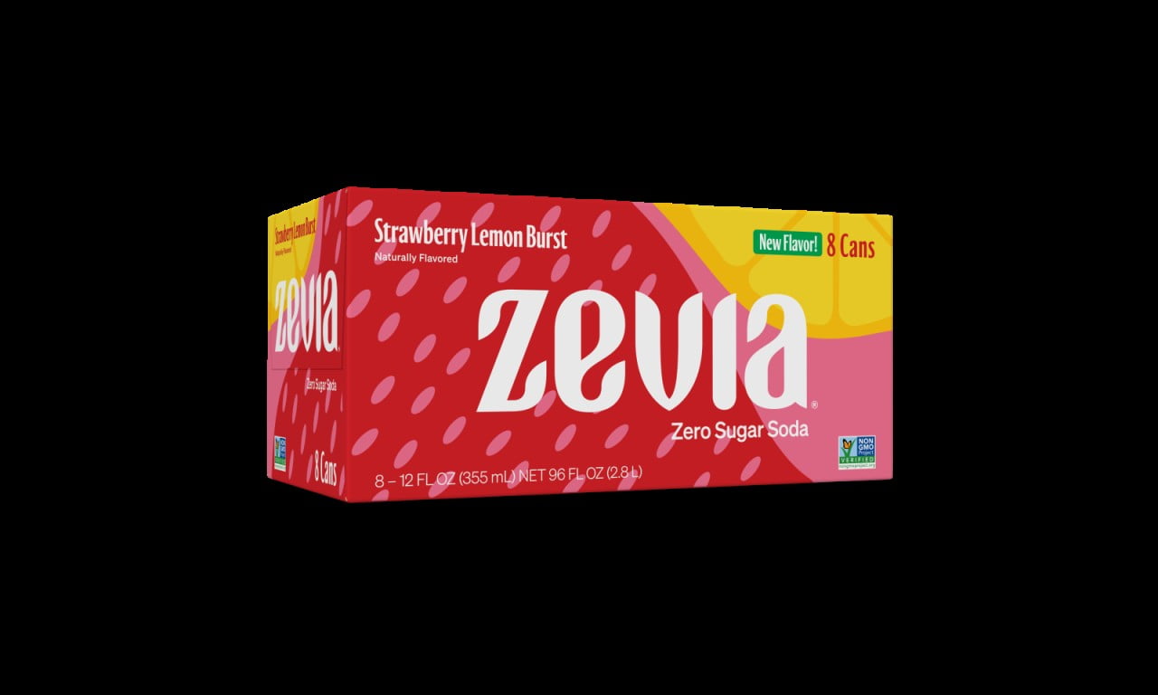 Zevia Straw Lemon Burst 8PK - Walmart.com
