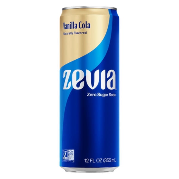 Zevia Vanilla Cola Zero Sugar Soda 12 fl oz (Pack Of 2) - Walmart.com