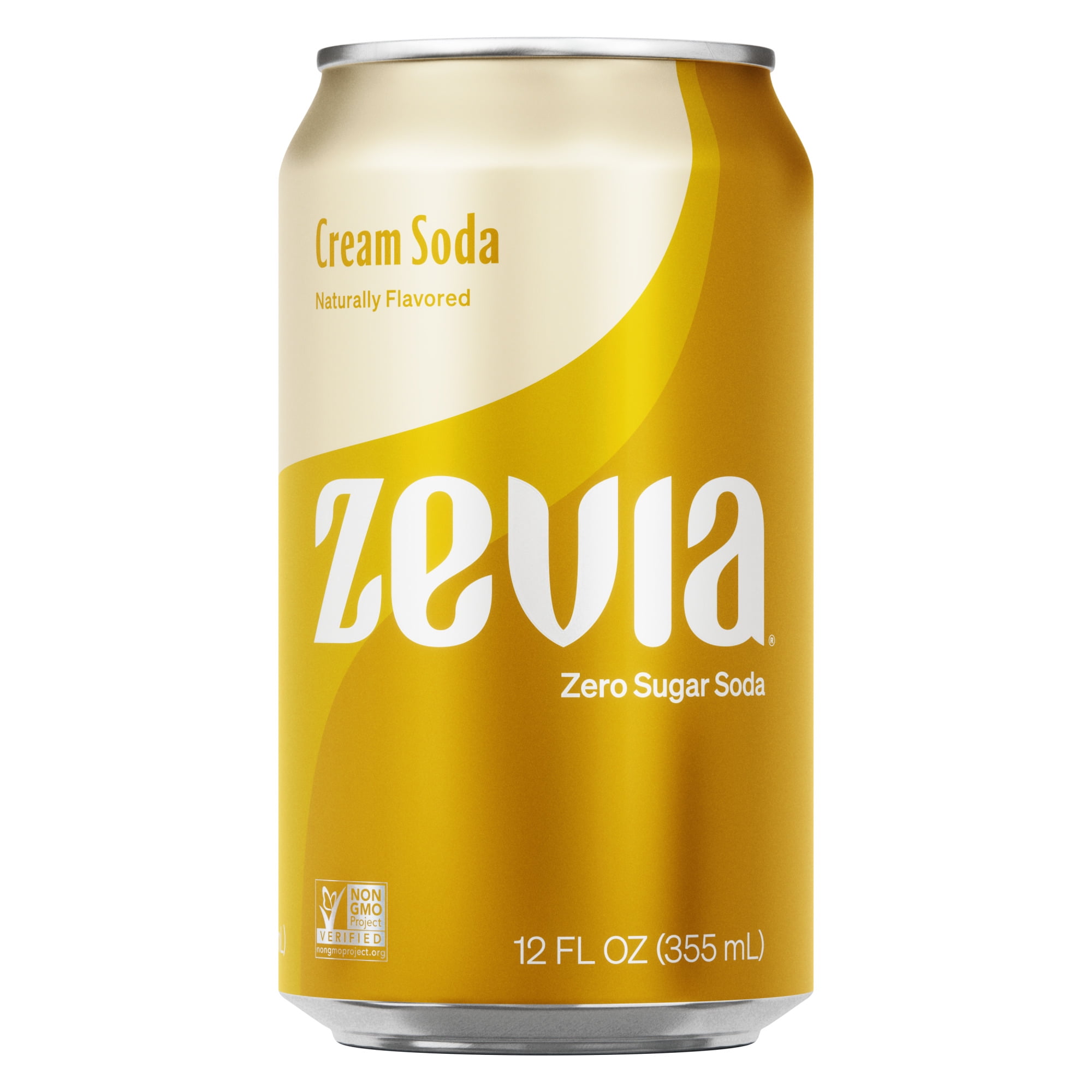 Zevia Zero Calorie Cream Soda, Diet, Sugar-Free, 12 Fl Oz (Pack of 24 ...