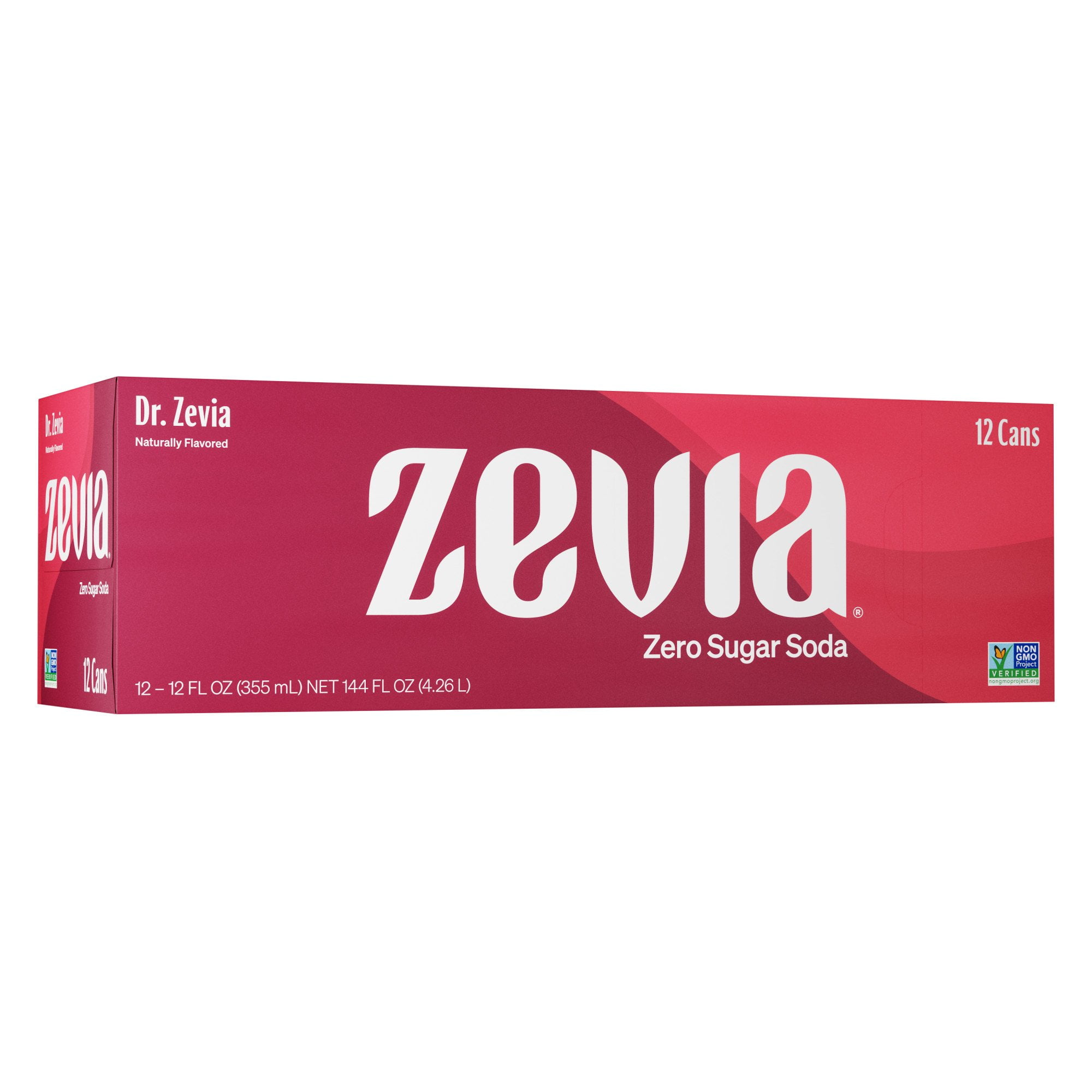 Zevia Zero Sugar Dr Zevia Soda 12 pk Cans - 12 oz - Walmart.com