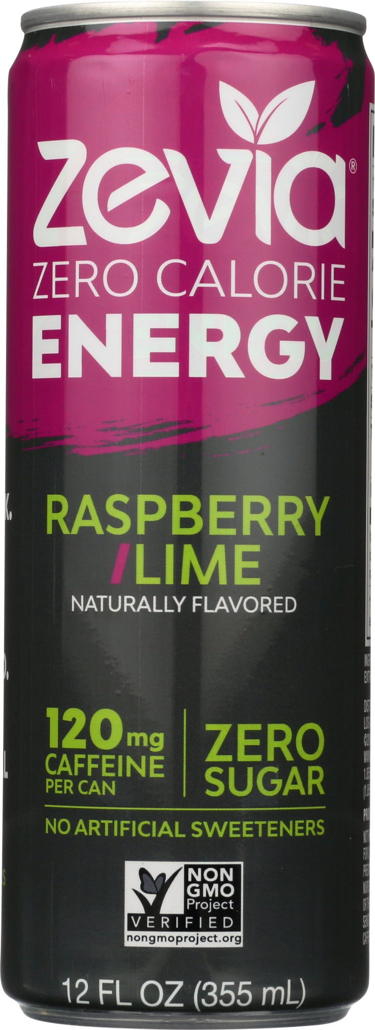 Zevia Zero Sugar Energy Drink Raspberry Lime, 12 oz, 1 Count - Walmart.com