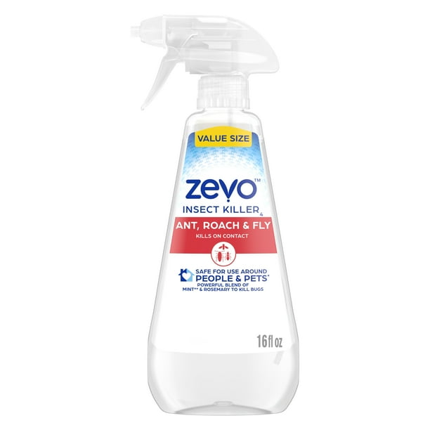 Zevo Ant, Roach & Fly Multi-Insect Trigger Spray, 16 oz - Walmart ...