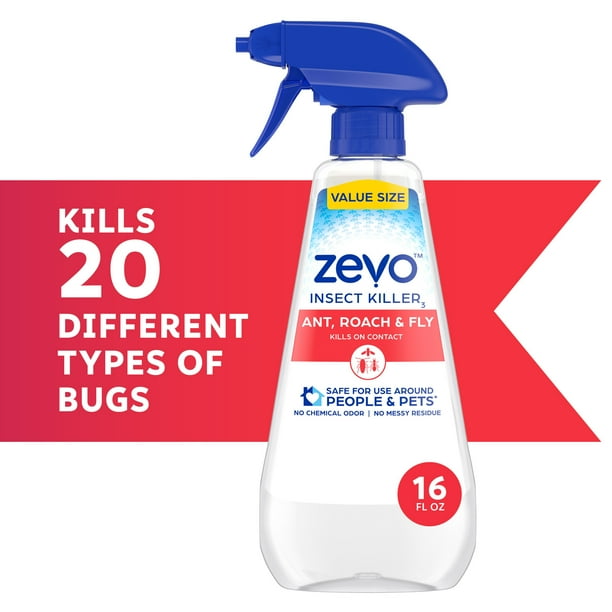 Zevo Ant, Roach & Fly Multi-Insect Trigger Spray, 16 oz - Walmart ...