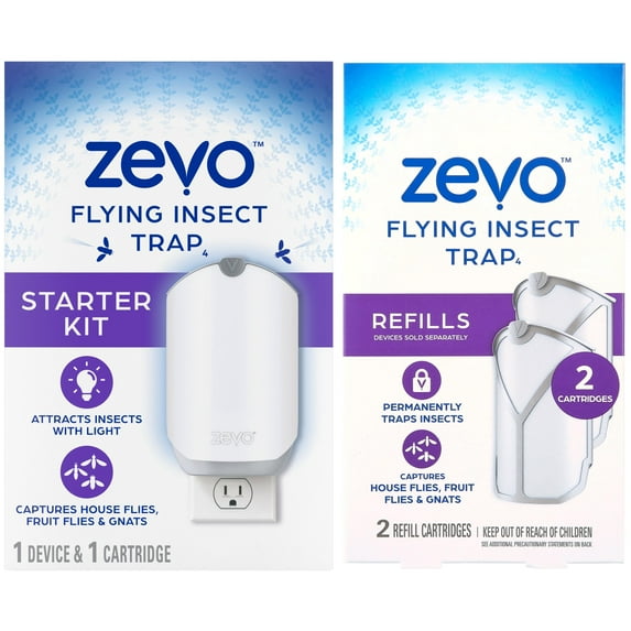 Zevo Device Starter Kit and 2 ct Refill - Walmart.com