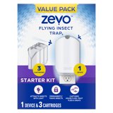 Zevo Indoor Flying Insect Trap Kit - Fruit, House, Gnat - 1 Device & 3 ...
