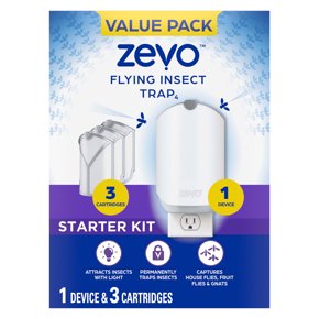 Zevo Flying Insect Trap in Fly Light Traps - Walmart.com