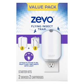 Zevo Flying Insect Trap in Fly Light Traps - Walmart.com