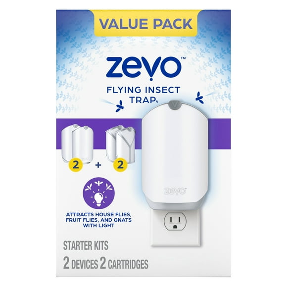 Zevo Flying Insect Trap in Fly Light Traps - Walmart.com