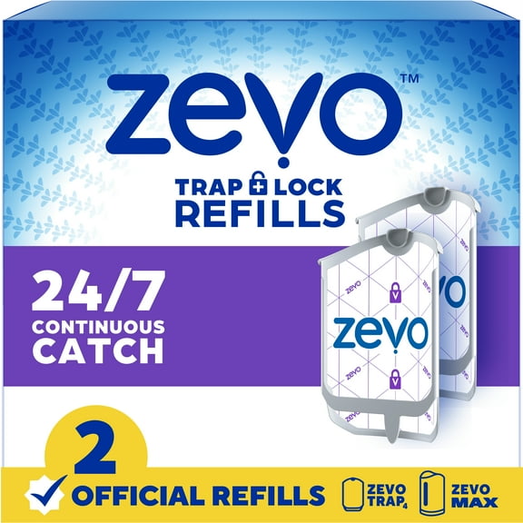 Zevo Indoor Flying Insect Trap with 360 Degree Light Trap Catches Flies ...