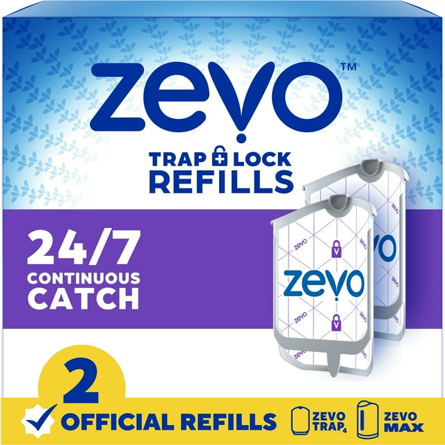 Zevo Indoor Flying Insect Killer Trap, Bug & Gnat House Killer, 2 ...