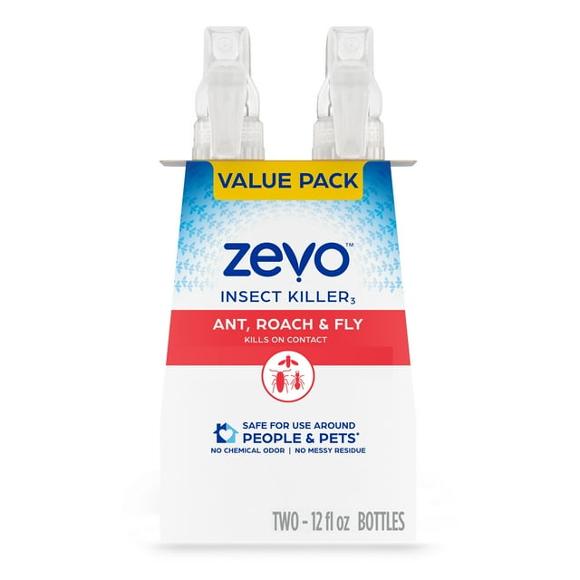 Zevo Instant Action Multi-Insect Killer Spray - Ant, Roach, Fly, Spider ...