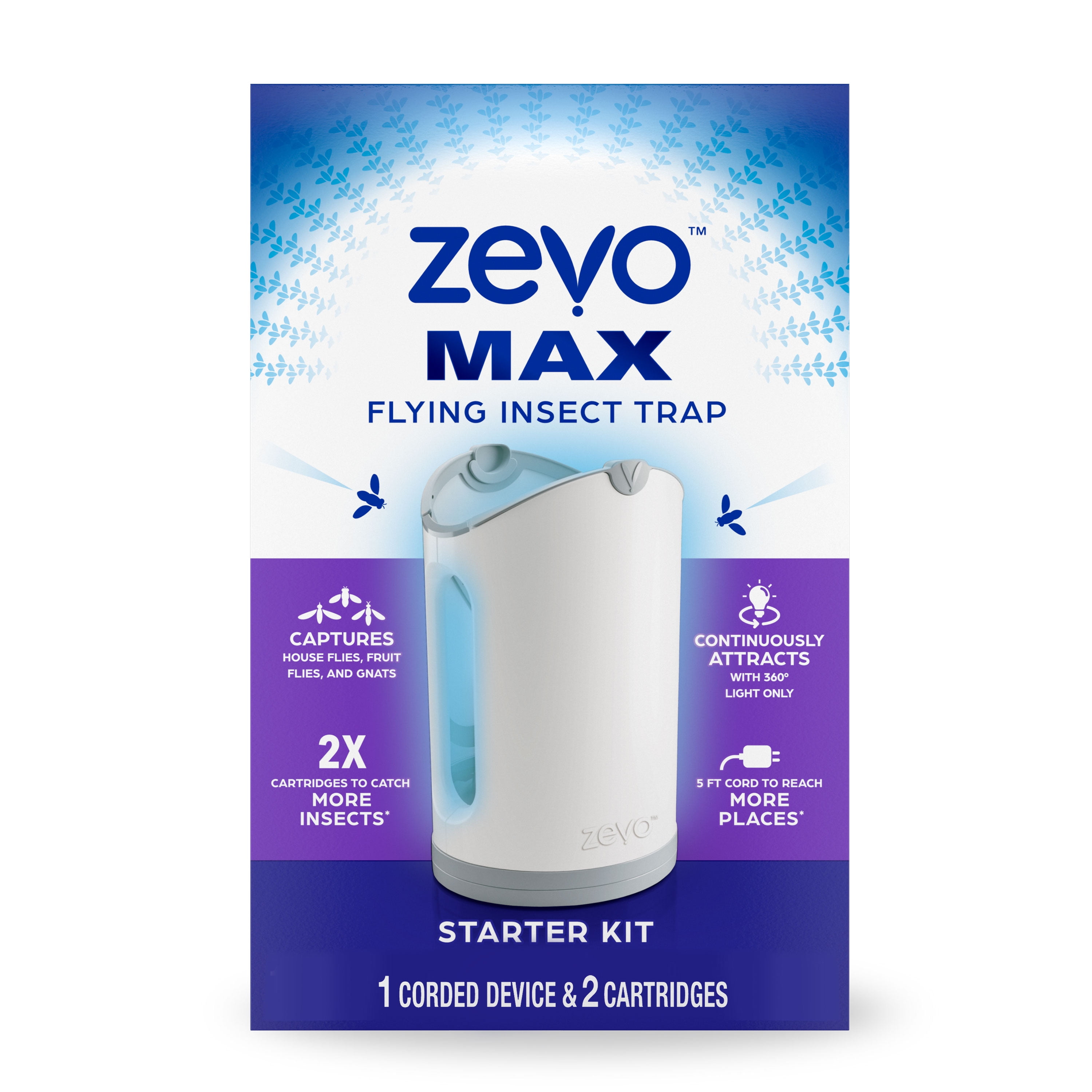 Zevo Max Flying Insect Trap, with 2 Refills - Walmart.com