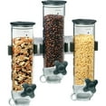 Zevro Smart Space Wall-Mounted Dispenser, Triple Canister, 39 Oz, Clear ...