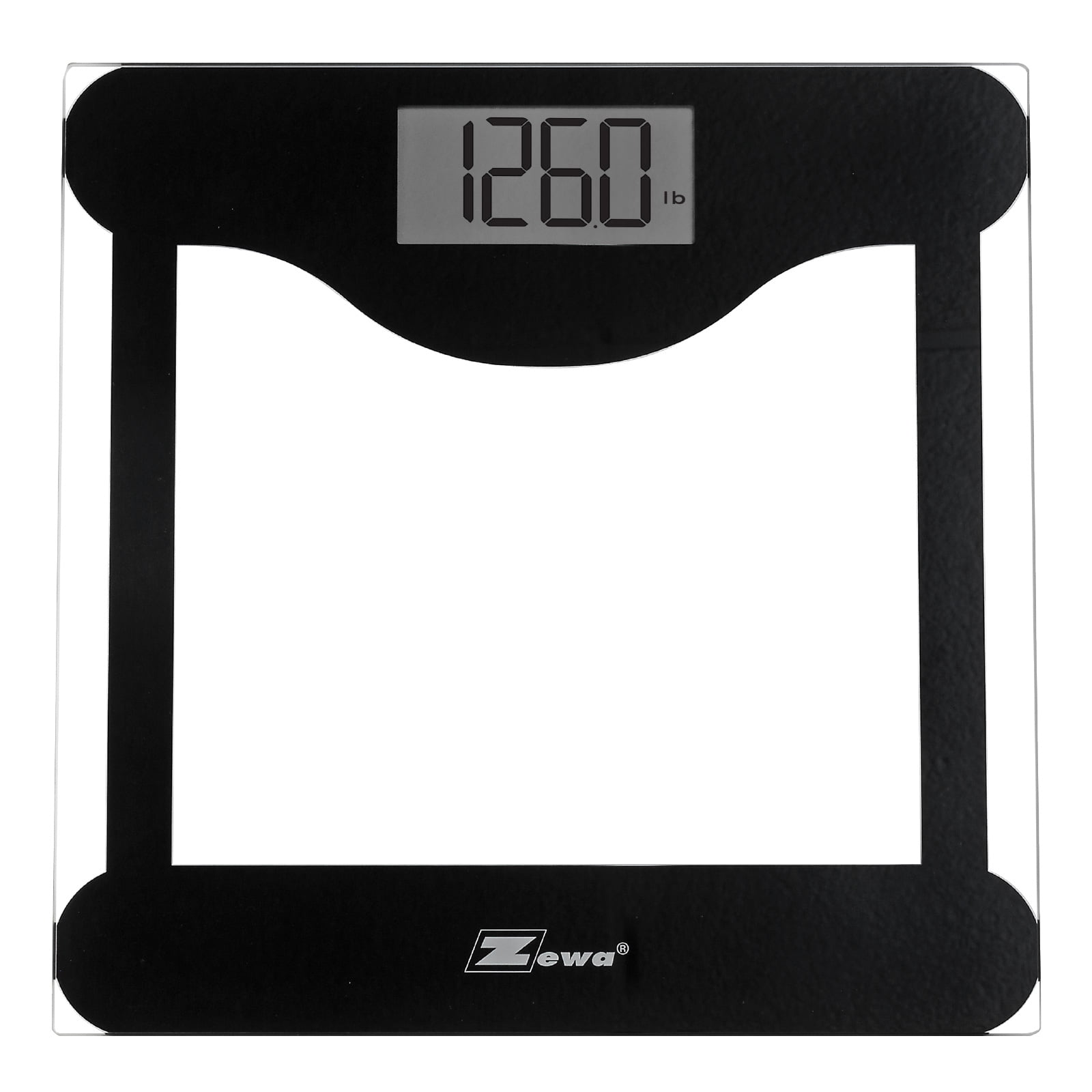 Zewa Digital Bathroom Scale | Elegant Design | Tempered Glass ...